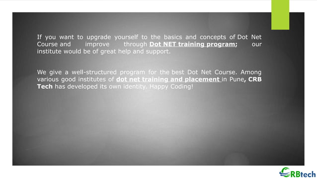 The Future Of Dot Net Core | PPT
