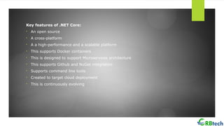 The Future Of Dot Net Core | PPT