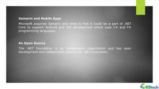 The Future Of Dot Net Core | PPT