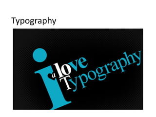 What is typography/Graphic design | PPT
