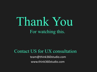 An Easy Explanation of UX (User Experience) By Think 360 Studio | PPTX