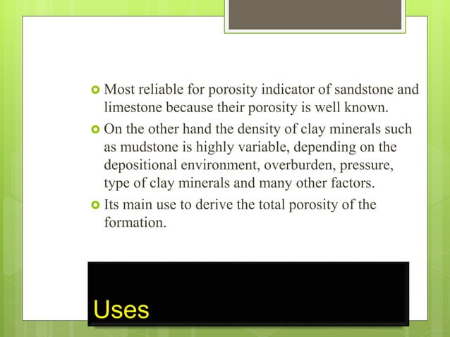 Variable density log | PPTX