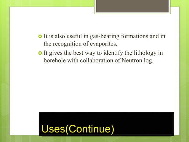 Variable density log | PPTX