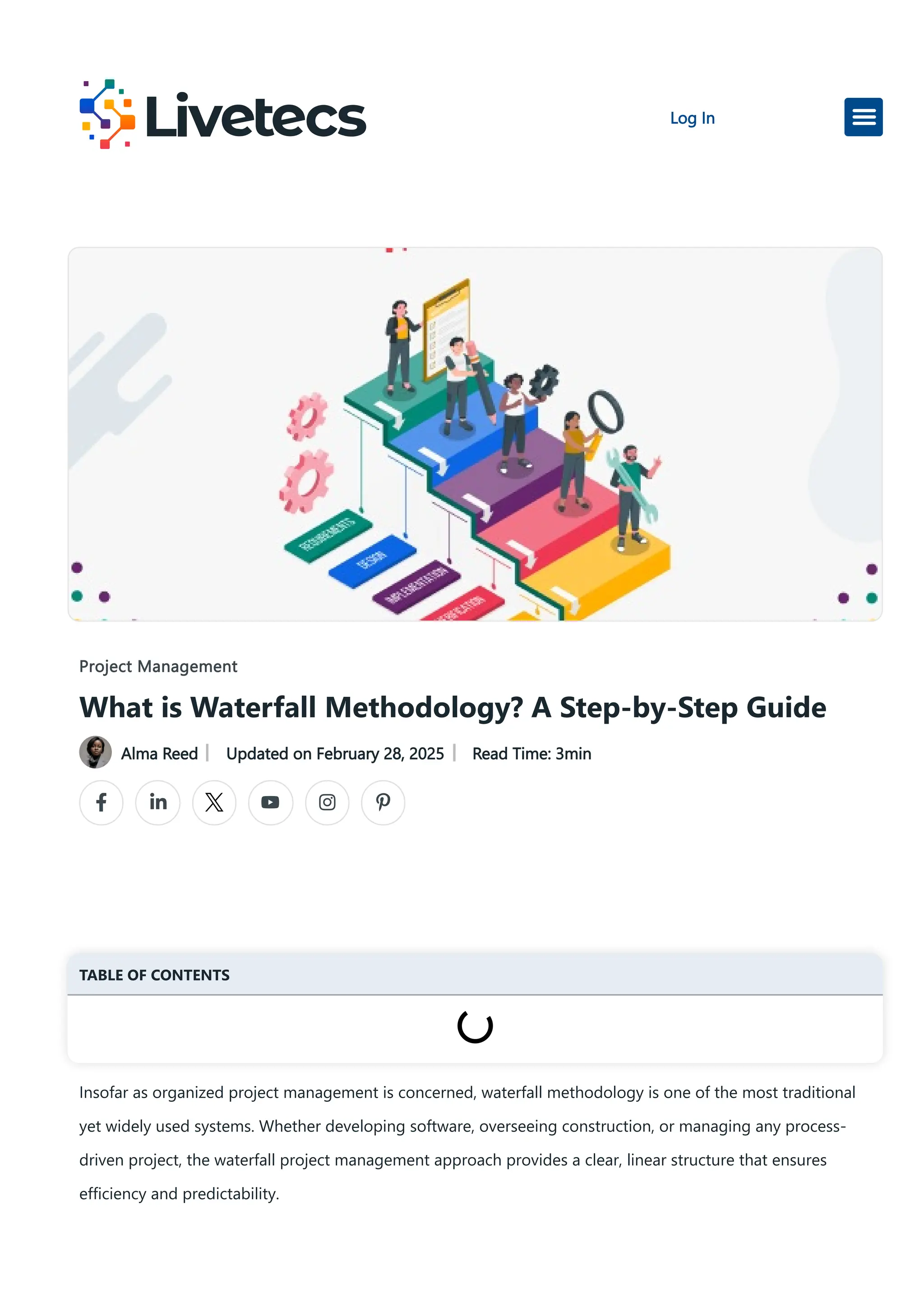Waterfall Methodology: A Step-by-Step Project Approach | PDF