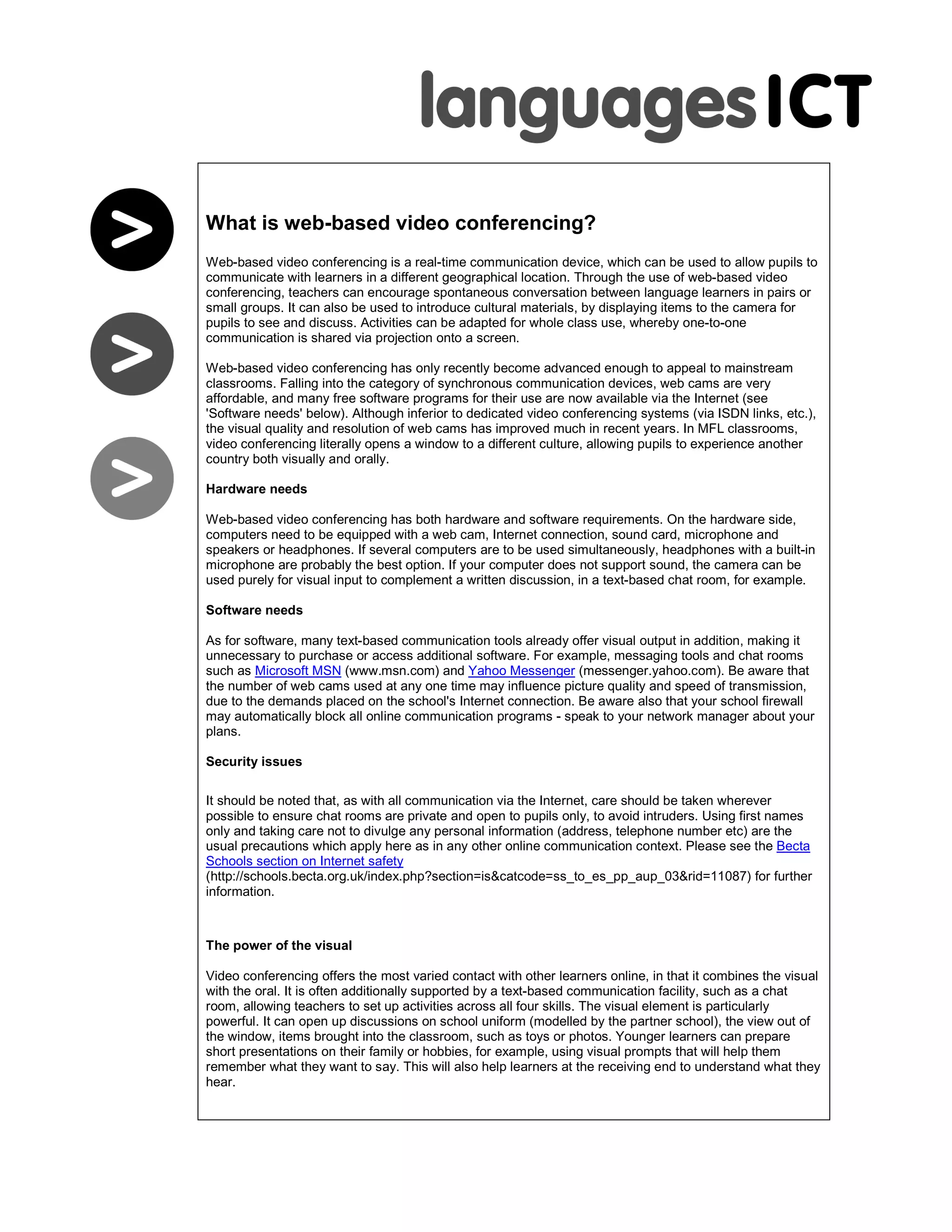 What is web-based video conferencing? | PDF