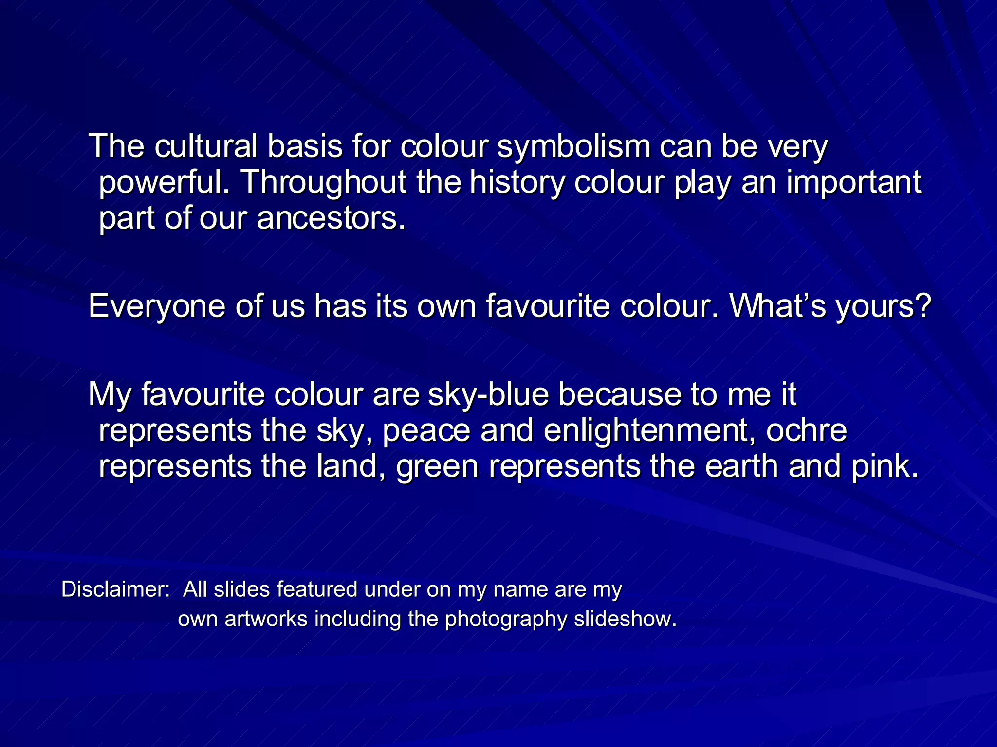 What is your favourite colour? | PPT