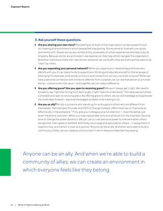 What It Means to Belong at Work | PDF