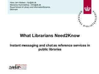 What Librarians Need2 Know | PPT