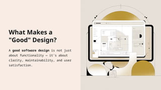 What-Makes-a-Good-Design-software conceptual design | PPTX