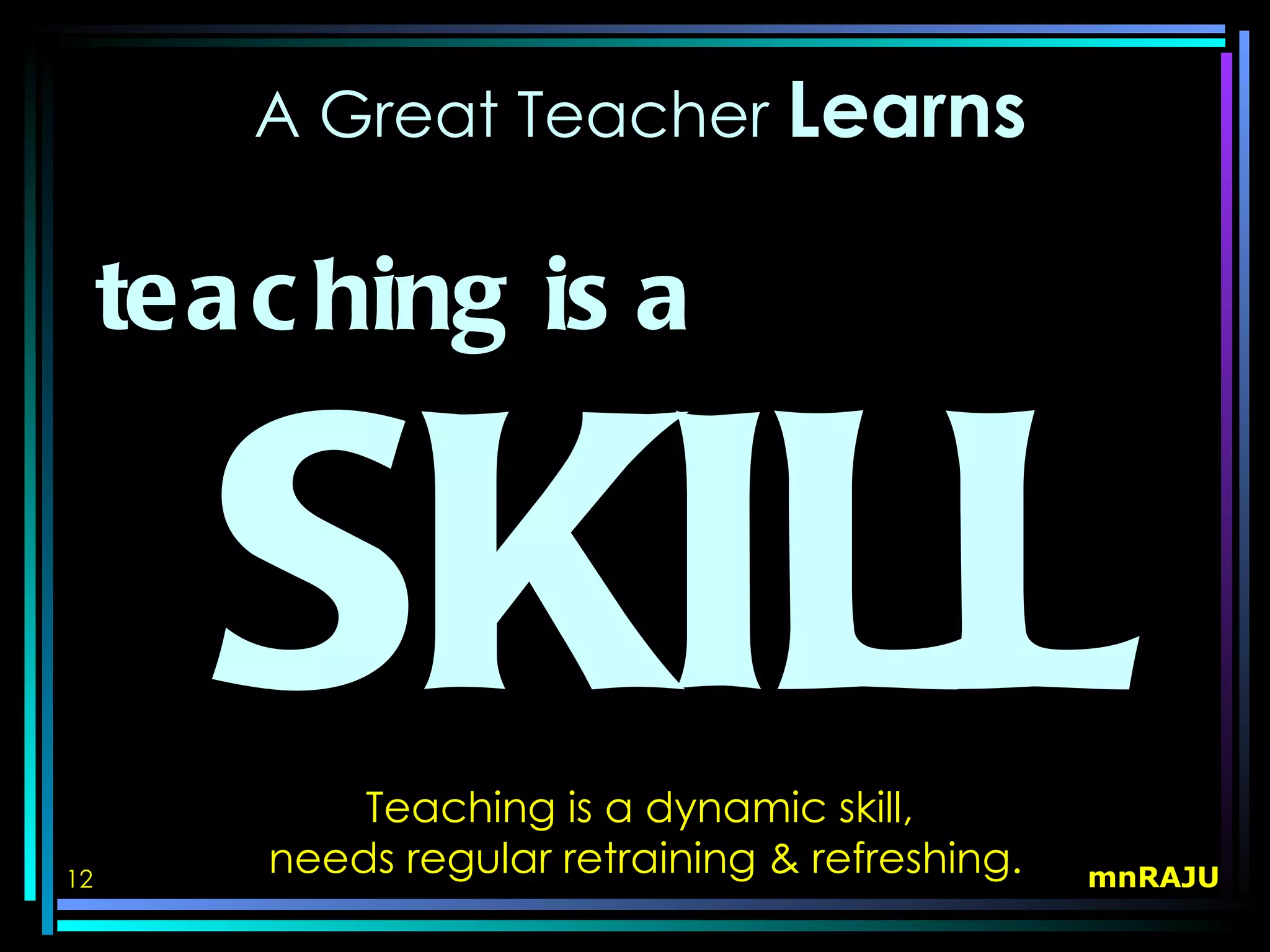 What Makes a GreatTeacher | PPT