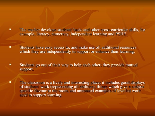 What Makes An Outstanding Lesson | PPT | Educational Assessment | Education