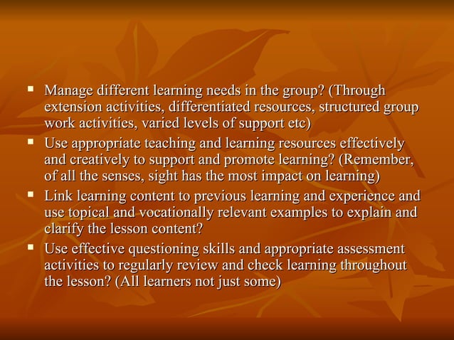What Makes An Outstanding Lesson | PPT | Educational Assessment | Education