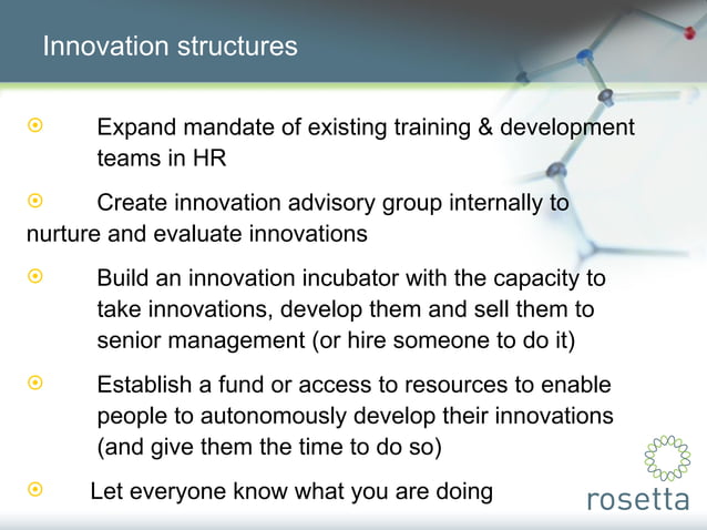 What Next? Sustaining Innovation | PPT