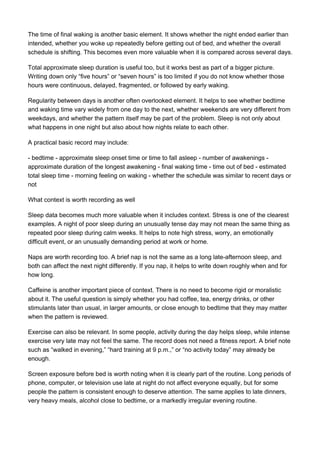 Essential Sleep Data to Track for Better Sleep Health | PDF