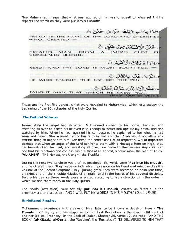 What the Bible says about Muhammad? | PDF