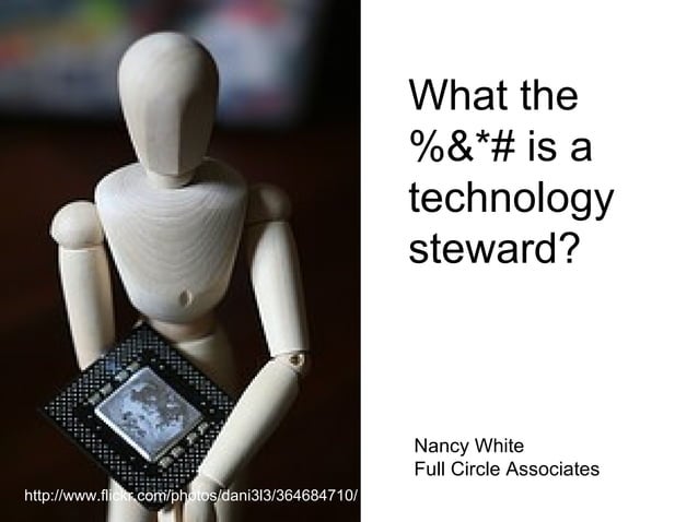 What the ##%$^ is Technology Stewardship | PPT