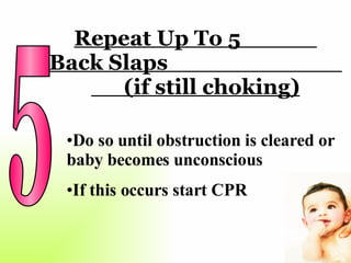 What To Do If A Baby Is Choking | PPT