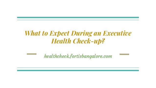 Best Executive Health Check in Bangalore
