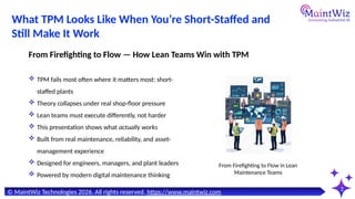 What TPM Looks Like When You’re Short-Staffed and Still Make It Work ...