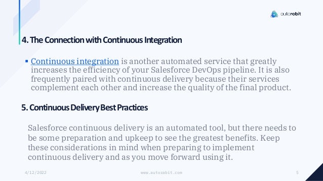 What You Need to Know About Salesforce Continuous Delivery | PPT