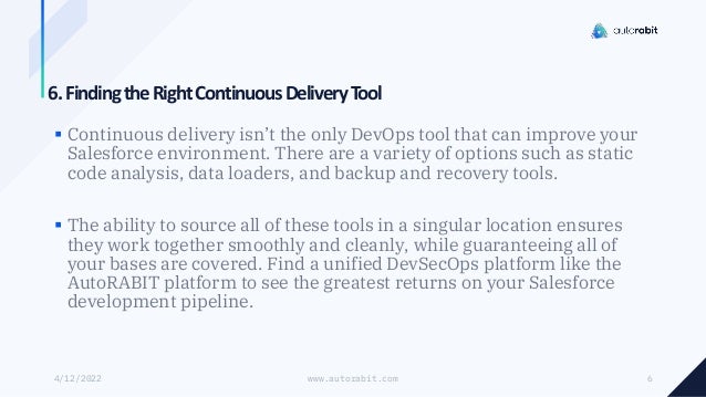 What You Need to Know About Salesforce Continuous Delivery | PPT