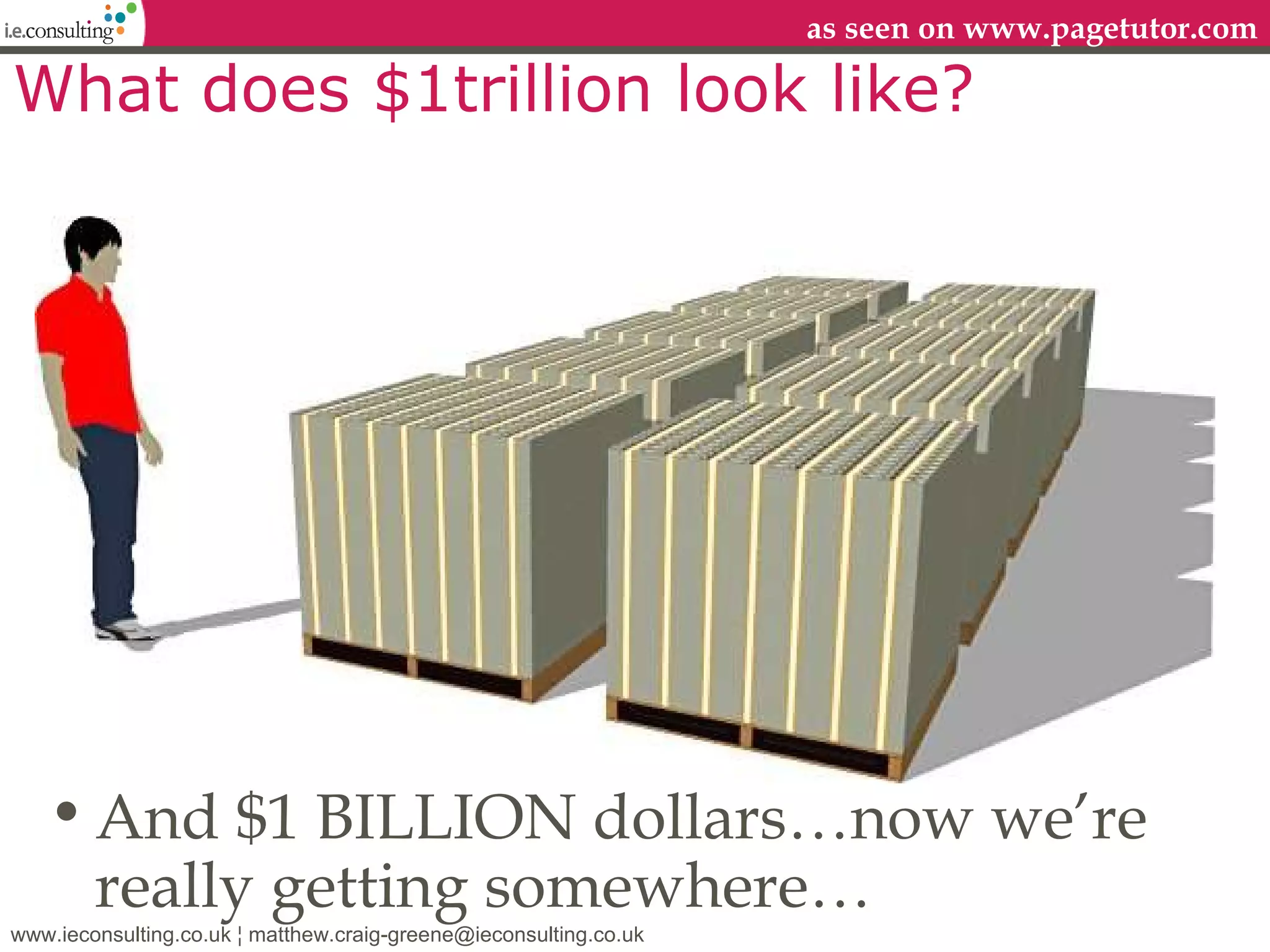 What $1trillion looks like | PPT