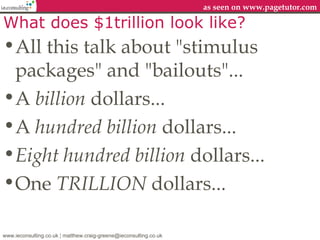 What $1trillion looks like | PPT