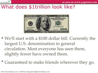 What $1trillion looks like | PPT