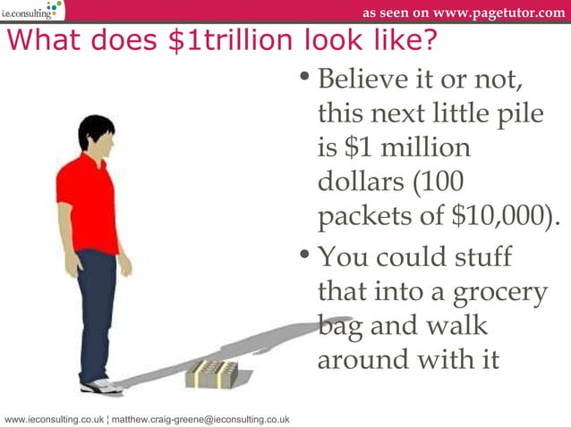 What $1trillion looks like | PPT