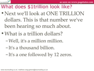 What $1trillion looks like | PPT