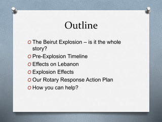 Rotary Beirut Disaster Relief | PPT