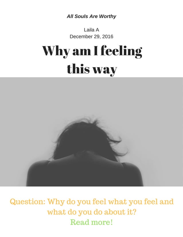 Why Am I Feeling This Way? | PDF