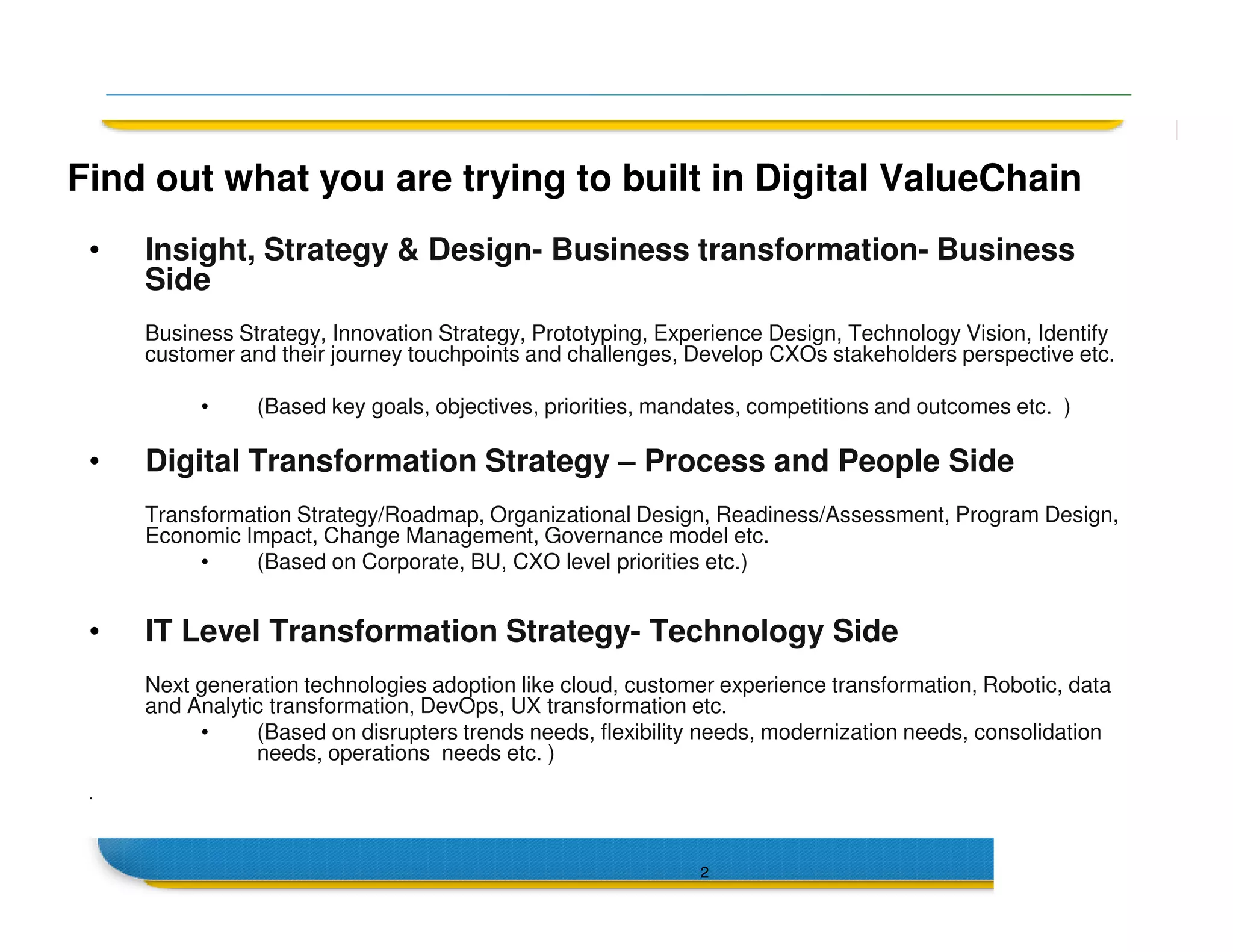 What and how to develop digital or transformation strategy right from ...