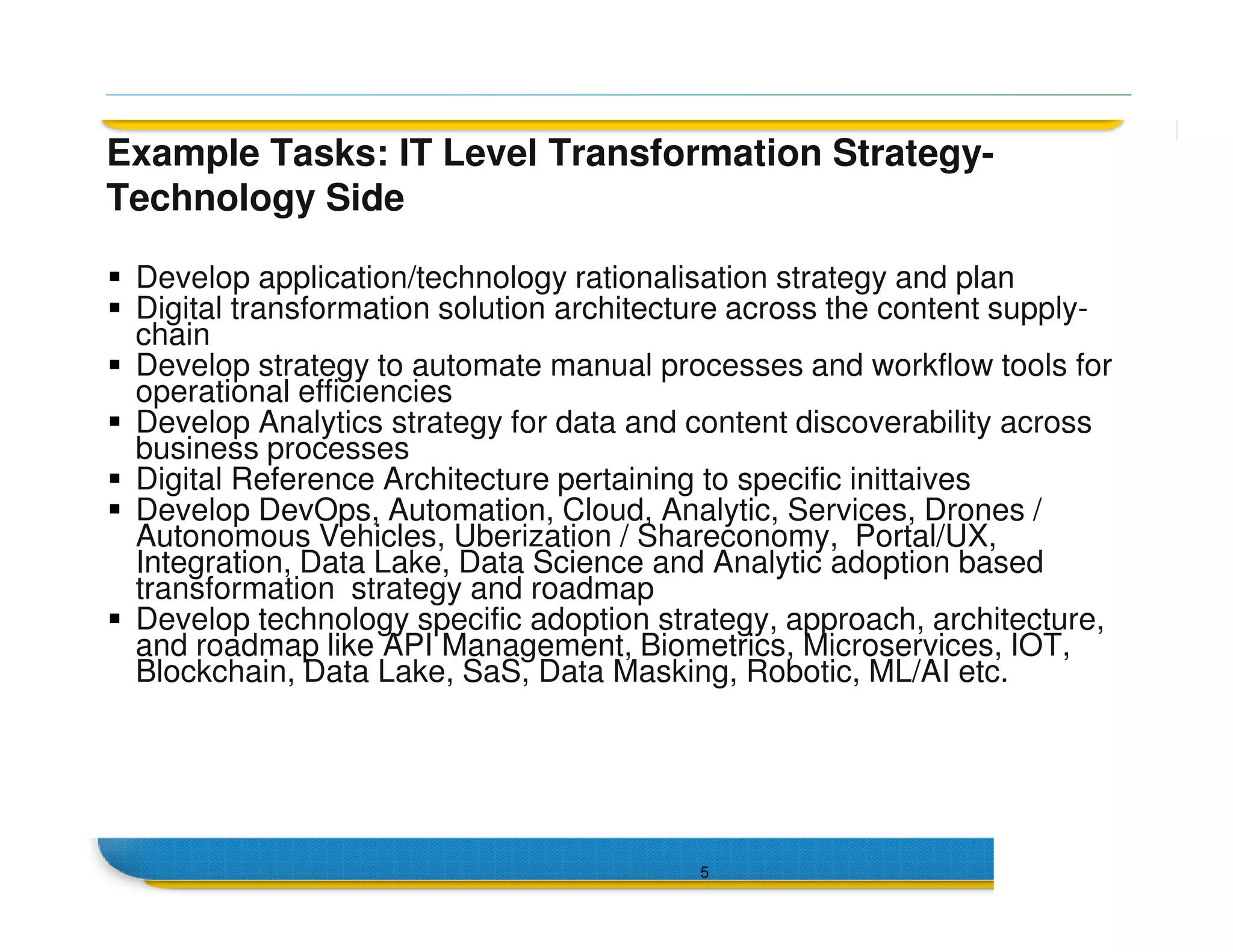 What and how to develop digital or transformation strategy right from ...