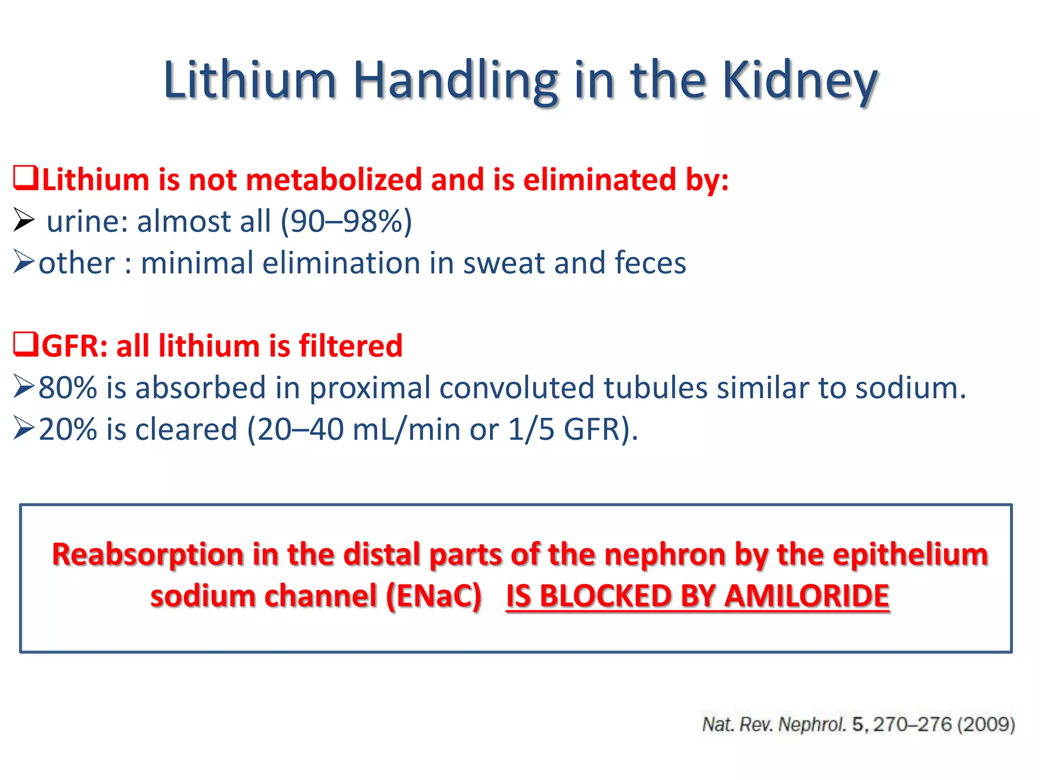 What a nephrologist needs to know about lithium intoxication | PPT