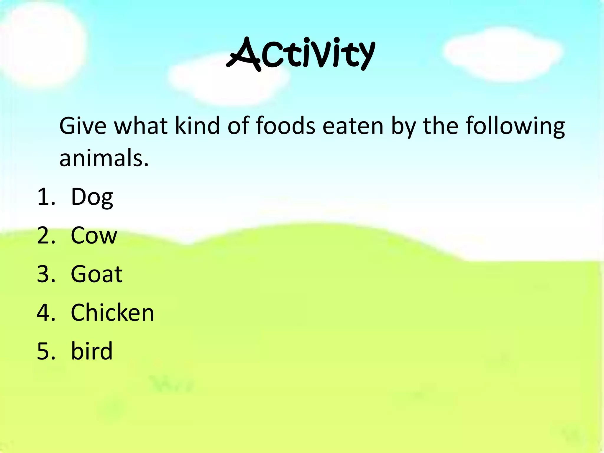 What animals need | PPTX