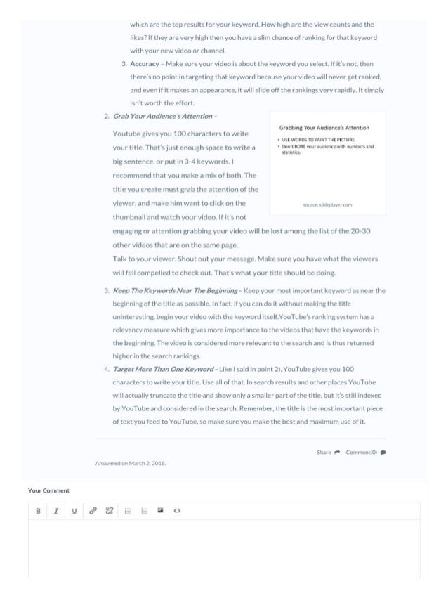 Approach To Write A Eye Catching Title On Youtube Video approach-to-write-a-eye-catching-title-on-youtube-video