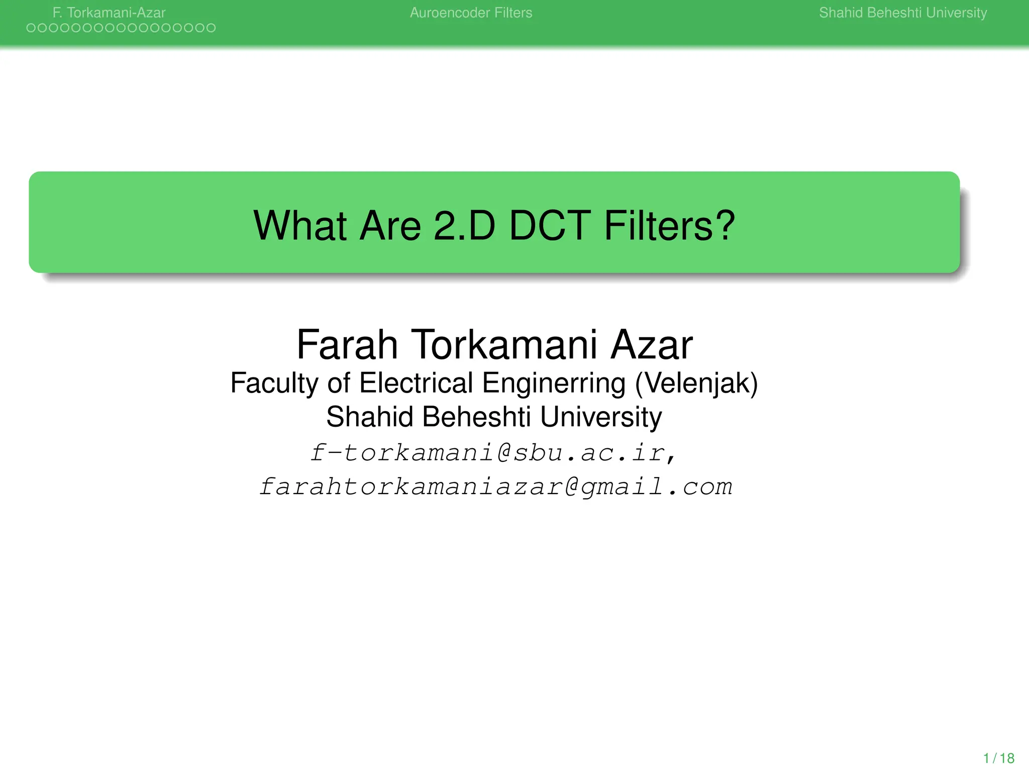 Overview of 2D DCT Basis Images as Image Processing Filters. | PDF