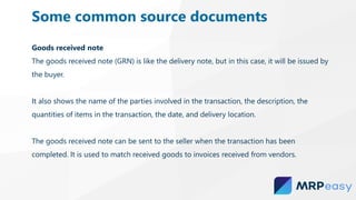 Source Documents In Accounting