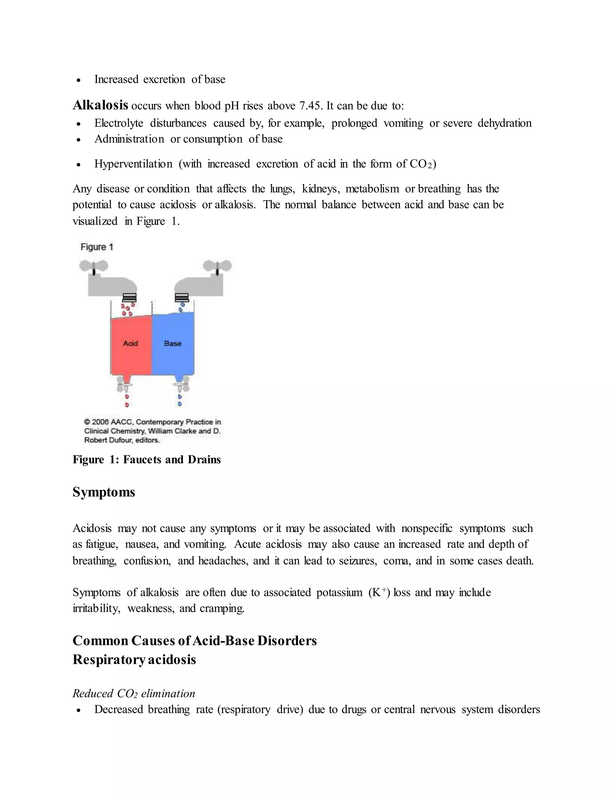 acidosis and alkalosis | DOCX