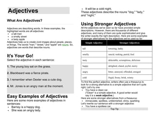 What Are Adjectives.docxqweqweqweqweqweqwe | PPT