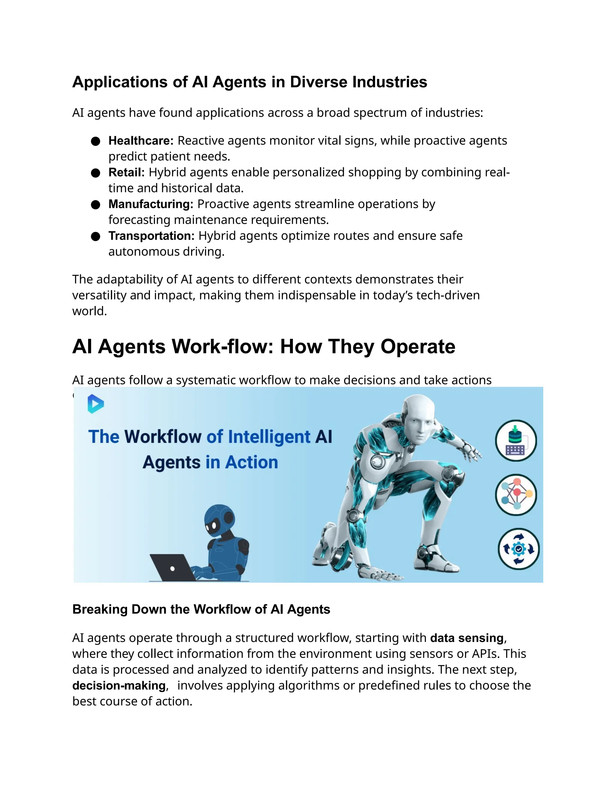 Types of AI Agents: From Simple to Complex Systems | PDF