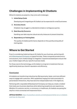 What Are AI Chatbots and How Do They Work.pdf