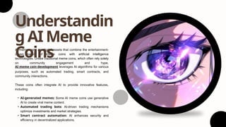 What Are AI Meme Coins and How it's Work? | PPT