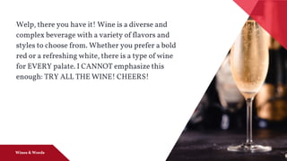 What Are All Of The Types Of Wines? | PPT