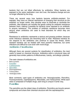 What are antibiotics.. | DOCX