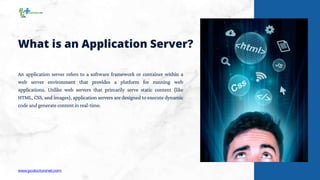 What are application servers in web development? | PPT