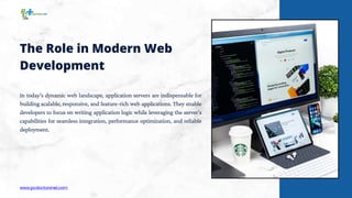 What are application servers in web development? | PPT