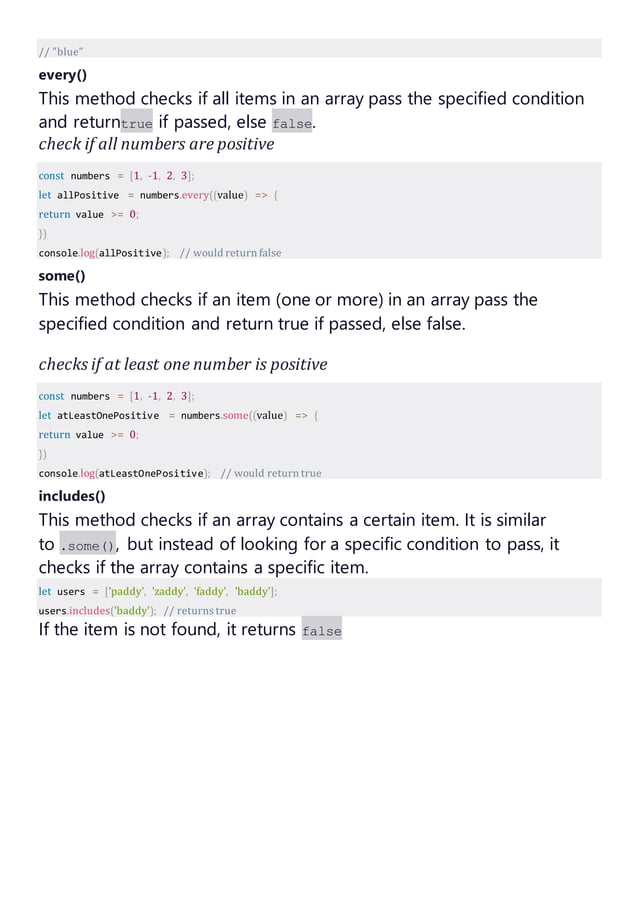 What Are Arrays In Java Script Pdf