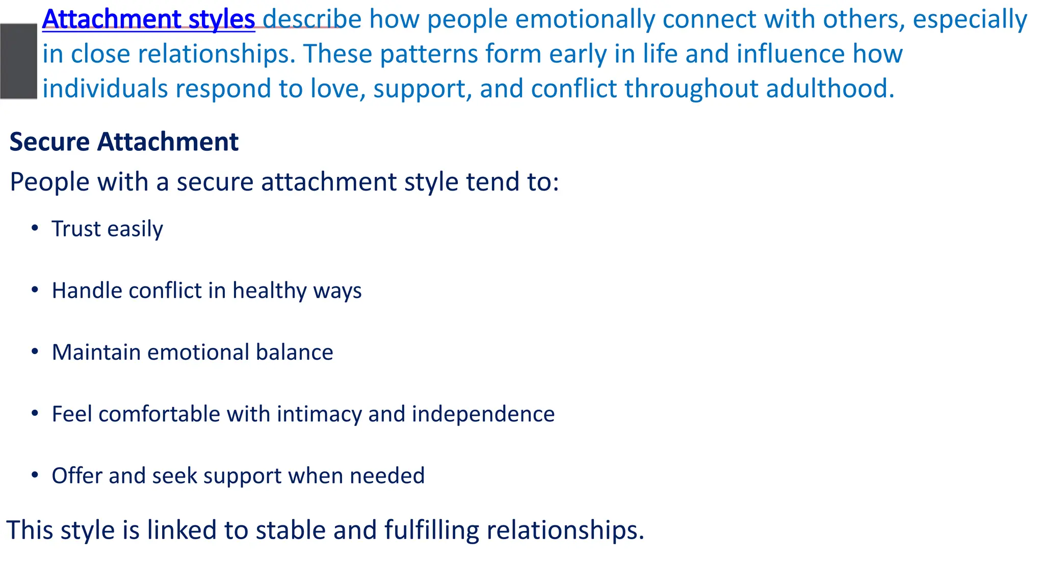 What are Attachment Styles and Use of it. | PDF